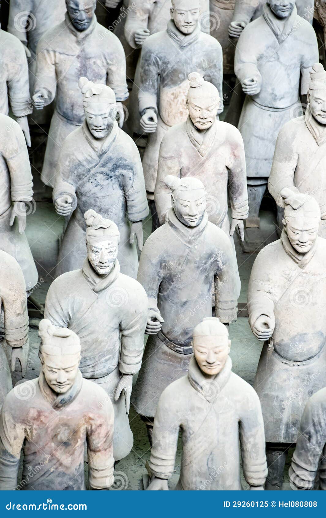 Guerriers de terre cuite image éditorial. Image du guerriers - 29260125