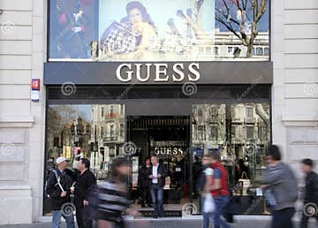 Guess store editorial stock photo. Image of sales, gracia - 27812213