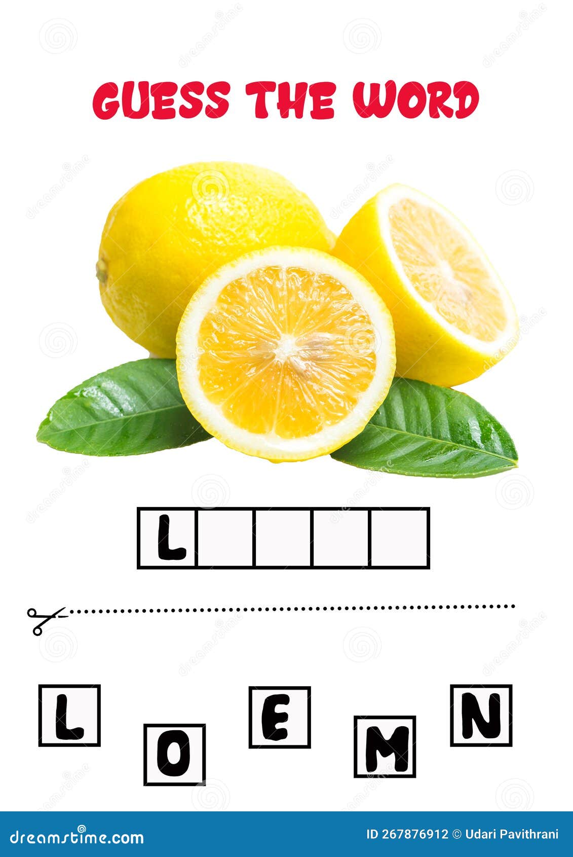 Guess the Work Worksheet stock illustration. Illustration of produce ...