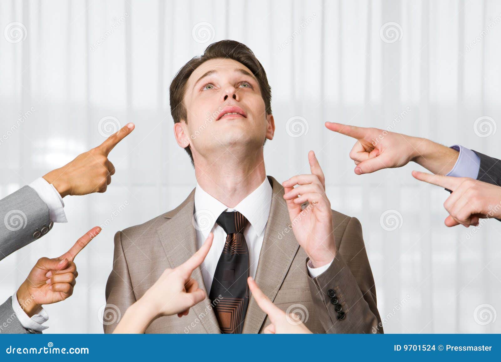 Guessing the answer stock photo. Image of corporate, attractive - 9701524