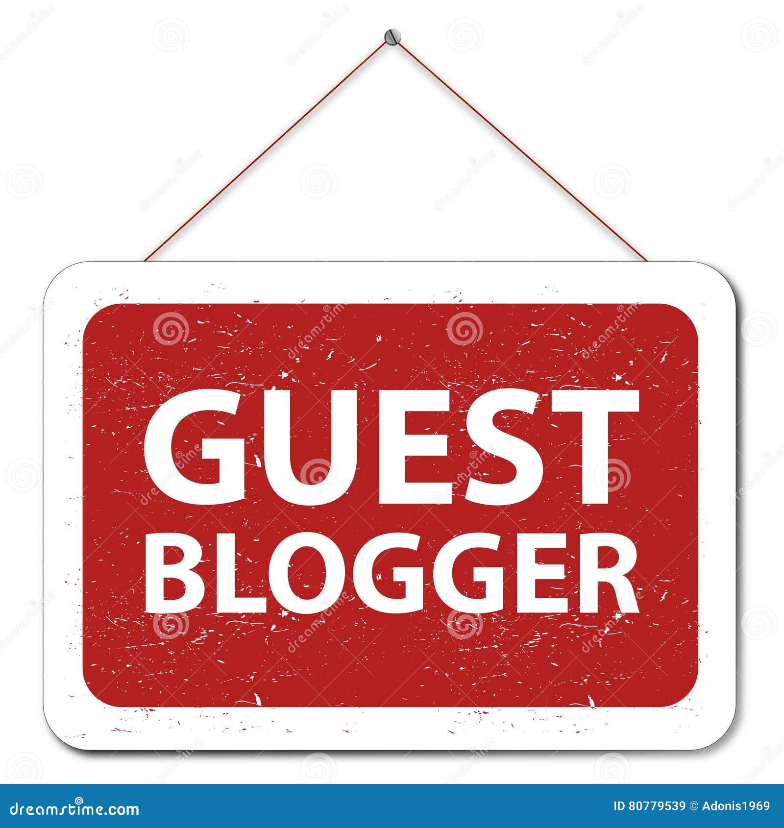 Guest blogger stock vector. Illustration of featured - 80779539