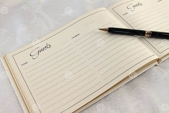 Guest book stock image. Image of party, wedding, guest - 11758153