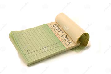 Guest check stock photo. Image of overdue, cost, meal - 4899226