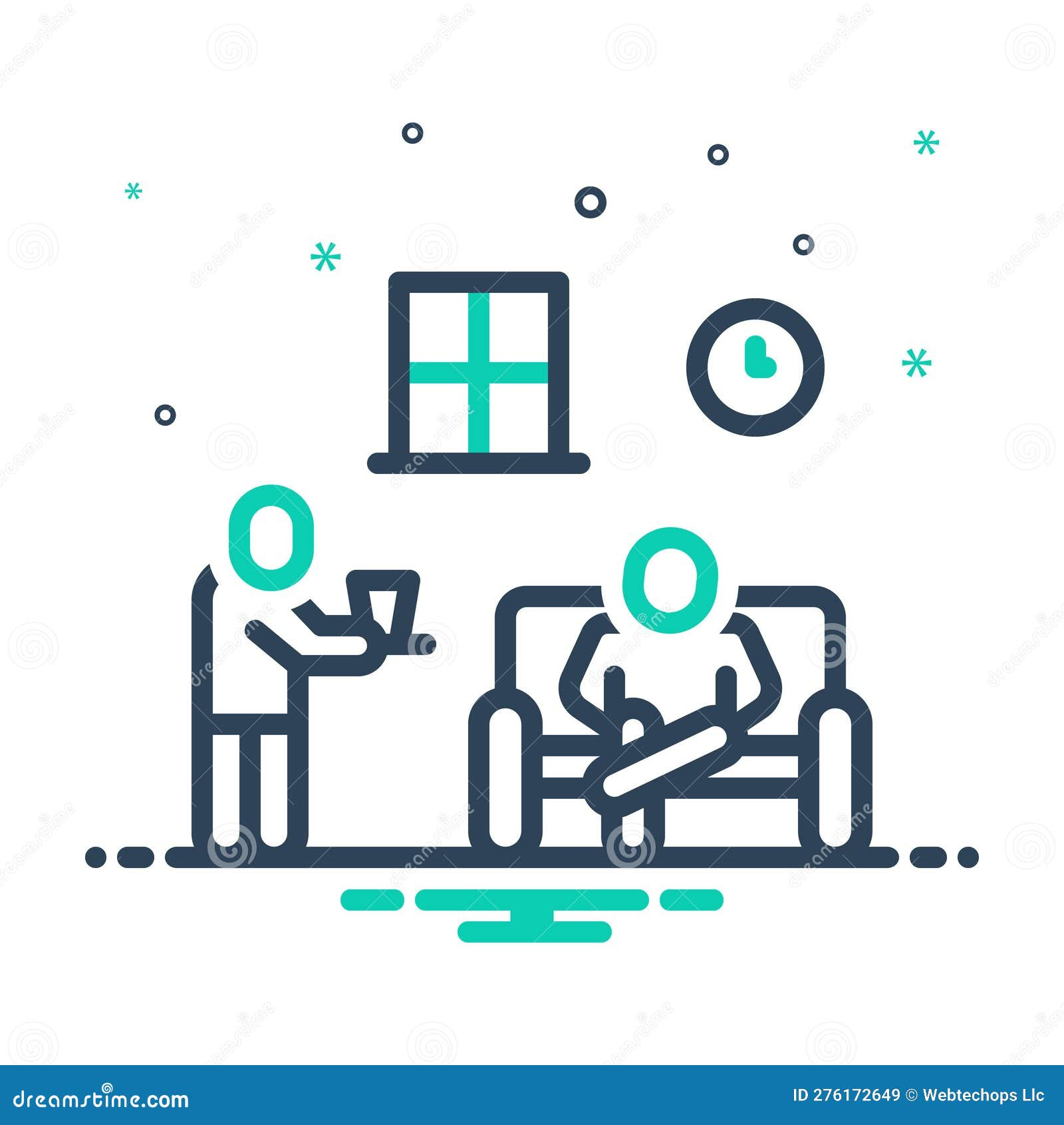 Mix Icon for Guest, Visitor and Rooer Stock Vector - Illustration of ...