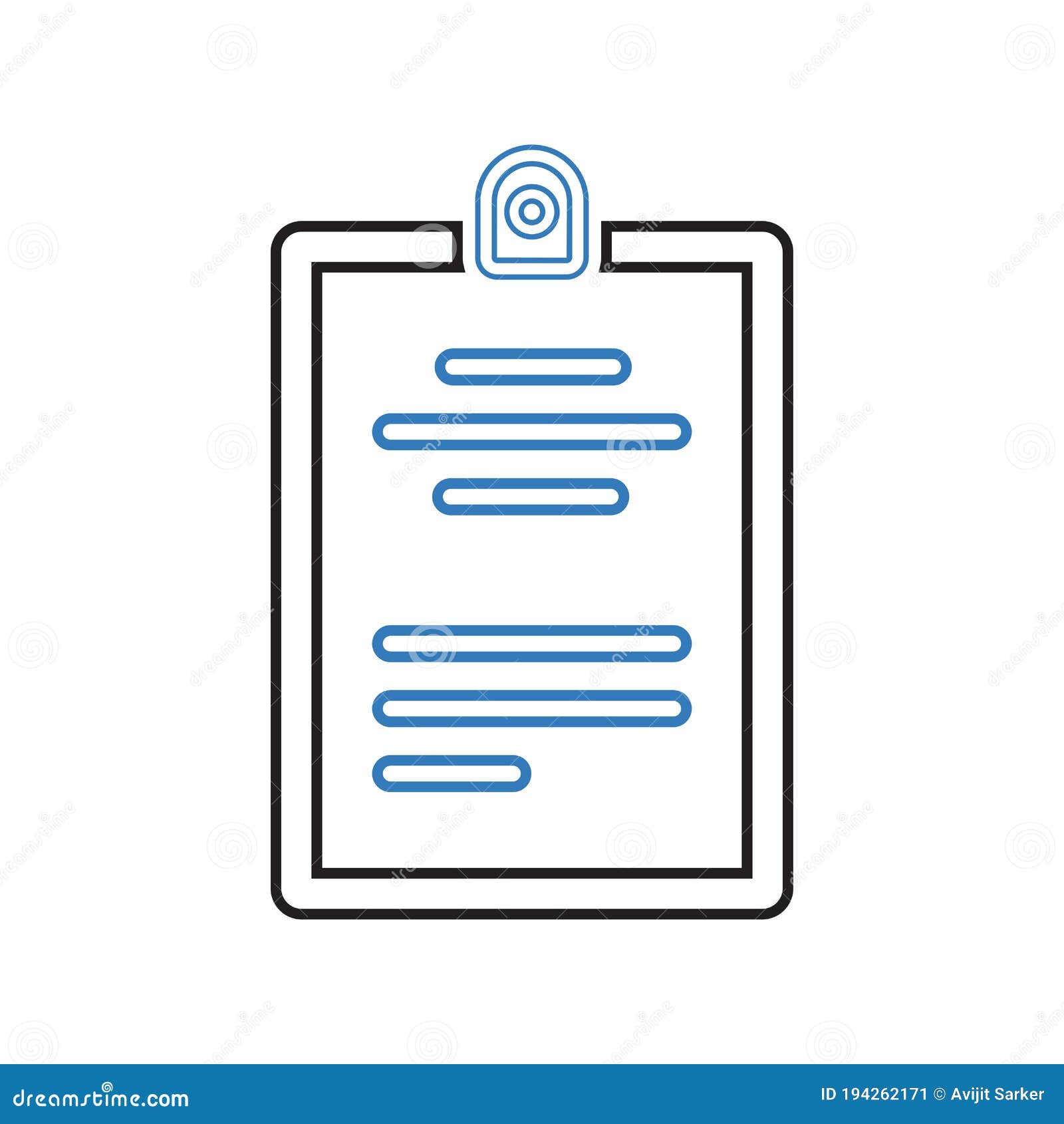 Guest, Invitation, List Icon Stock Illustration - Illustration of food ...