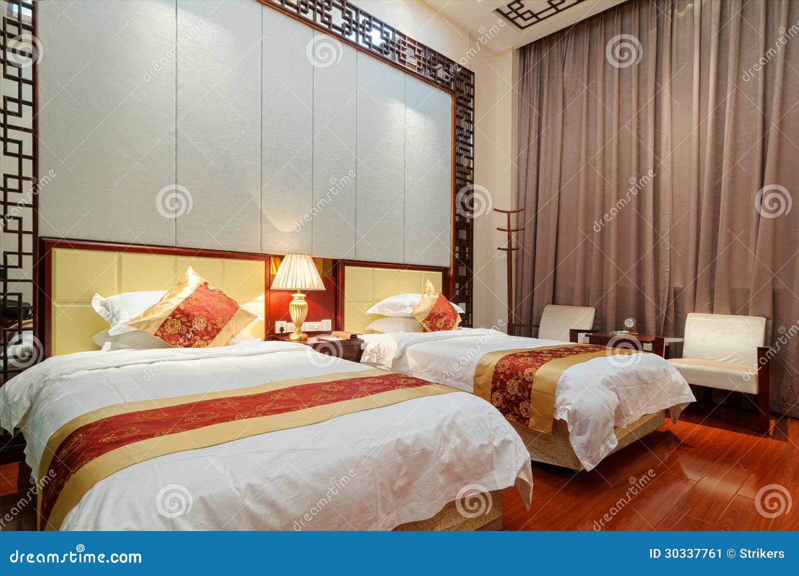 Guest room stock image. Image of bedroom, comfortable - 30337761