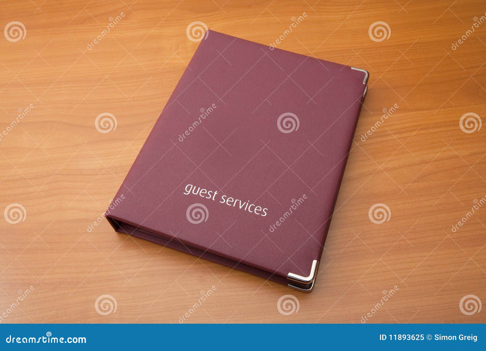 Guest Services Folder stock image. Image of hotel, booklet - 11893625