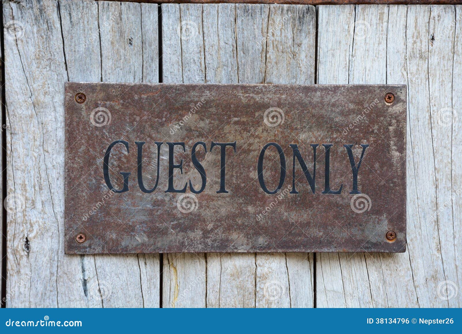Guest only Sign stock photo. Image of rule, guest, sign - 38134796