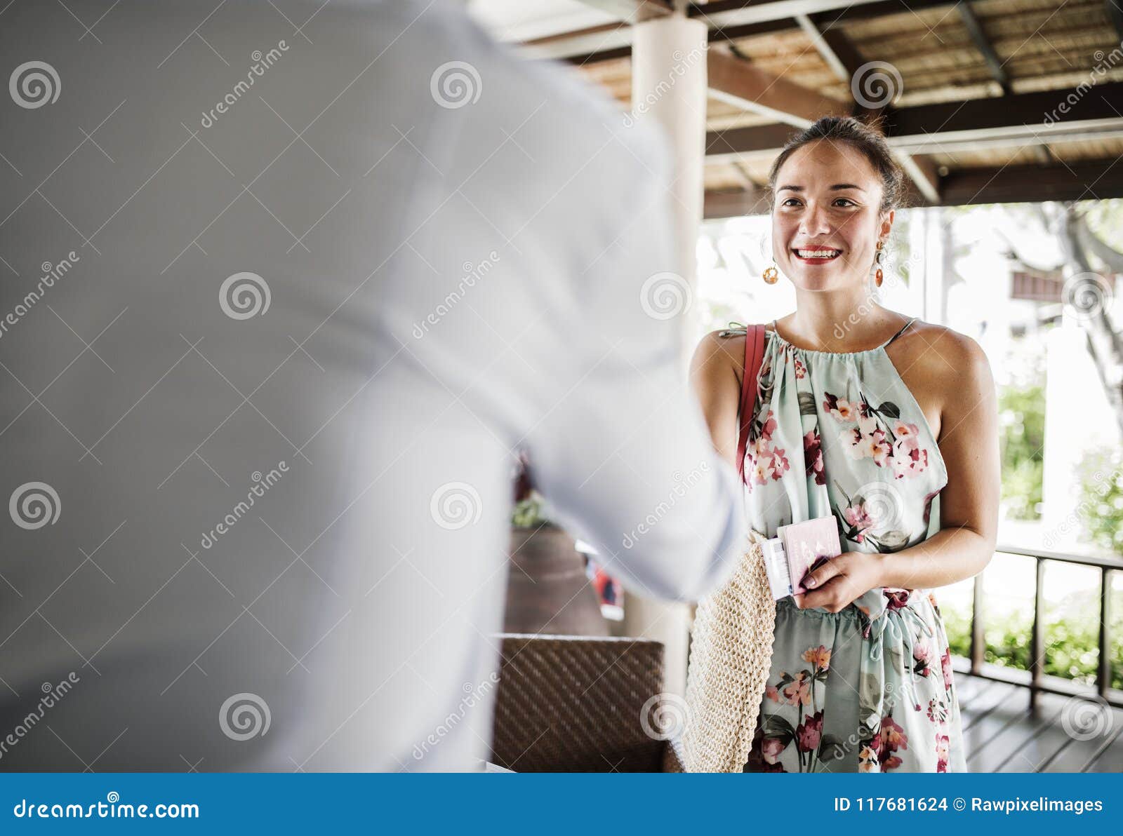 Guests Checking in To a Hotel Stock Photo - Image of service ...