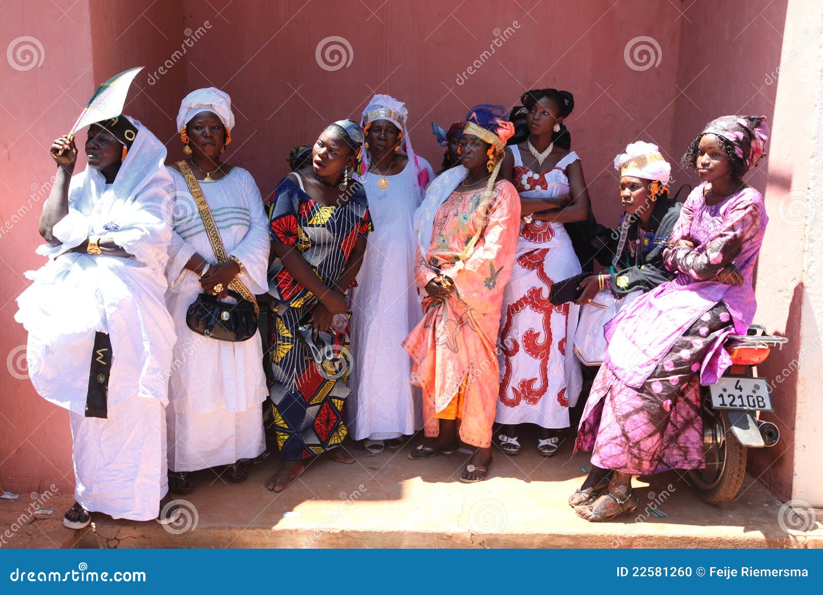 Guests at an African Marriage Editorial Image - Image of african ...