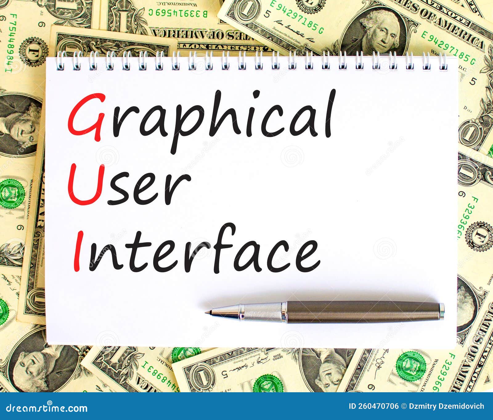 GUI Graphical User Interface Symbol. Concept Words GUI Graphical User ...