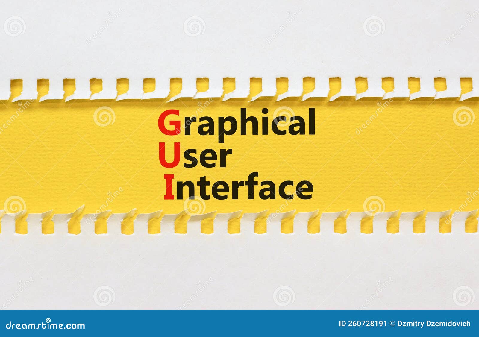 GUI Graphical User Interface Symbol. Concept Words GUI Graphical User ...