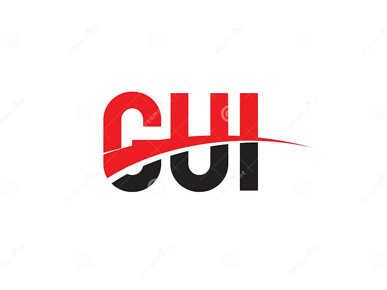 GUI Letter Initial Logo Design Vector Illustration Stock Vector ...