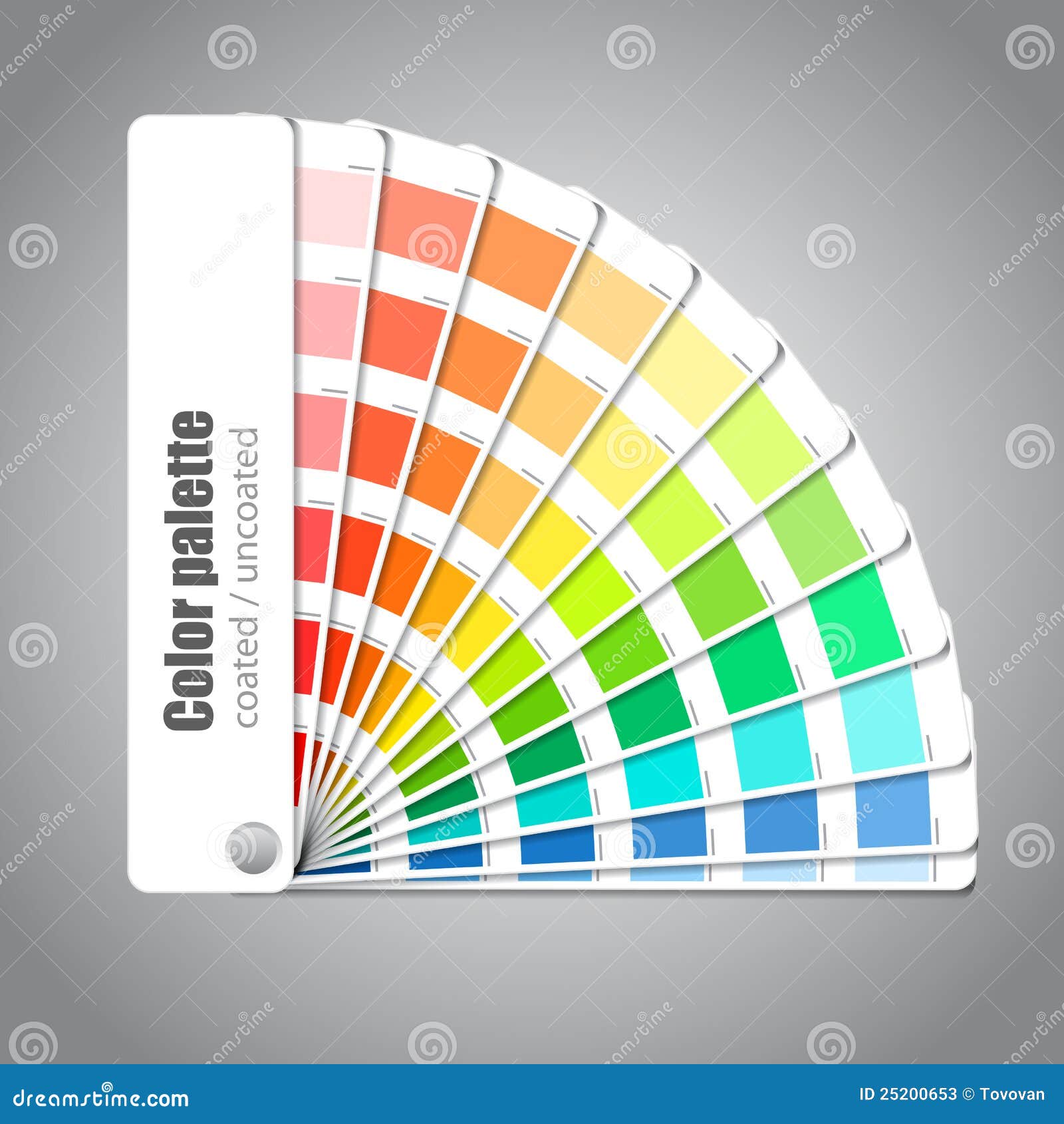 Guida Della Gamma Di Colori Di Colore Illustrazione Vettoriale ...