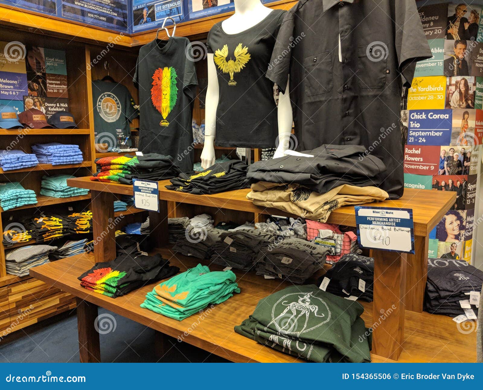 Band Merchandise Display