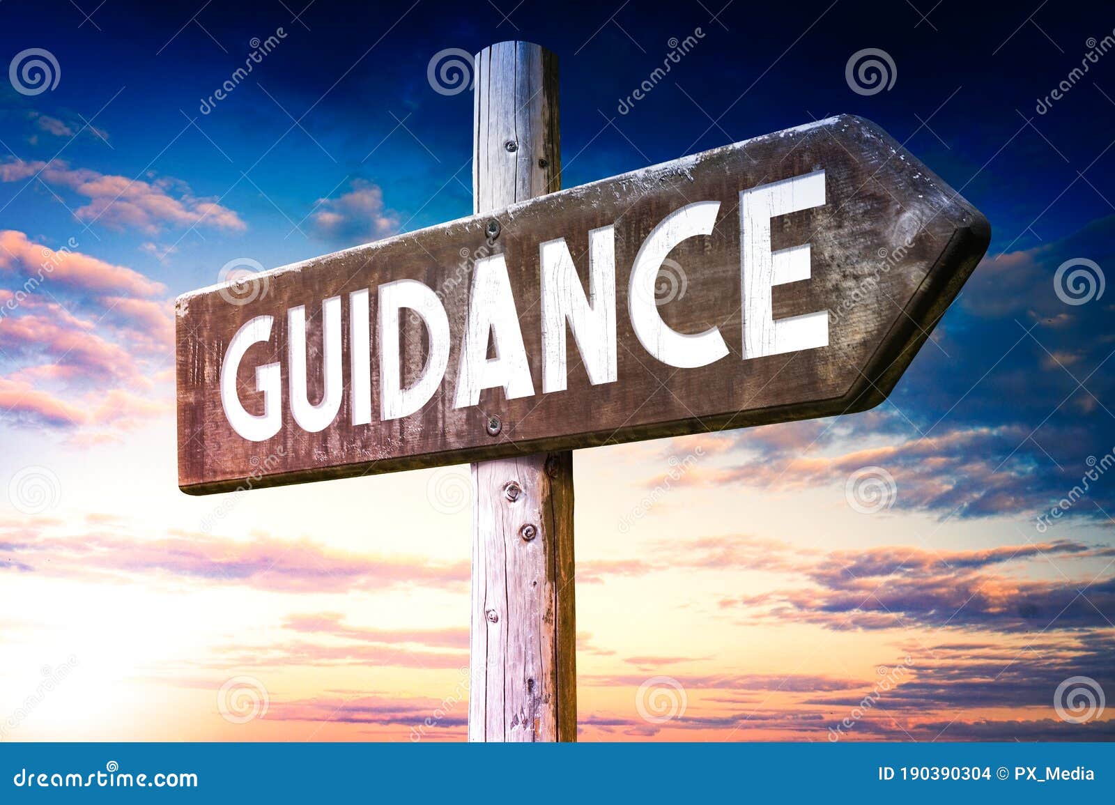 Guidance - Wooden Signpost, Roadsign with One Arrow Stock Photo - Image ... Guidance - Wooden Signpost, Roadsign with One Arrow Stock Photo - Image ...