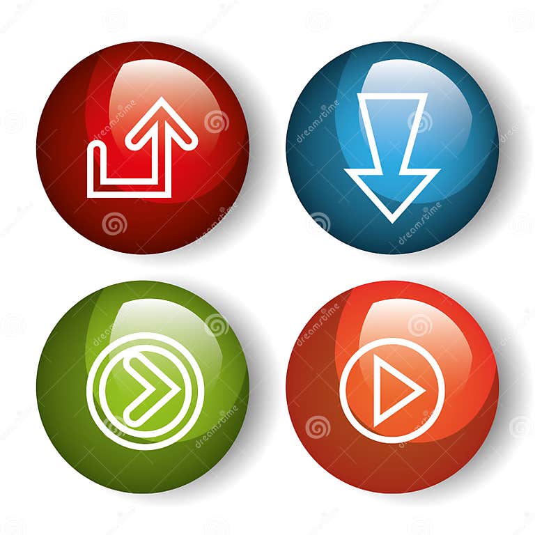 Guide arrows design stock illustration. Illustration of conceptual ...