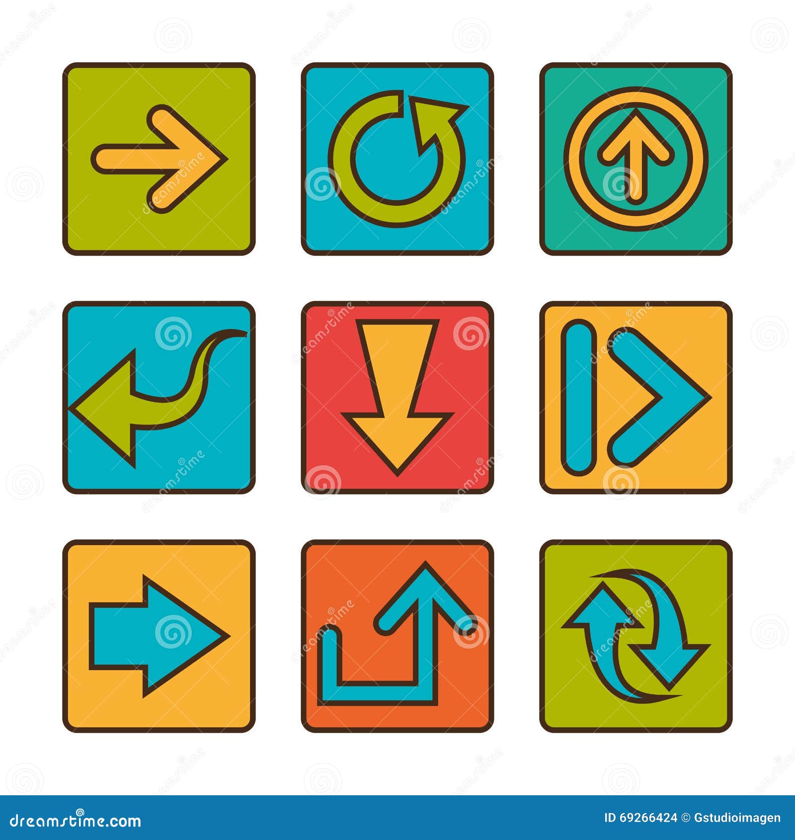 Guide arrows design stock illustration. Illustration of conceptual ...