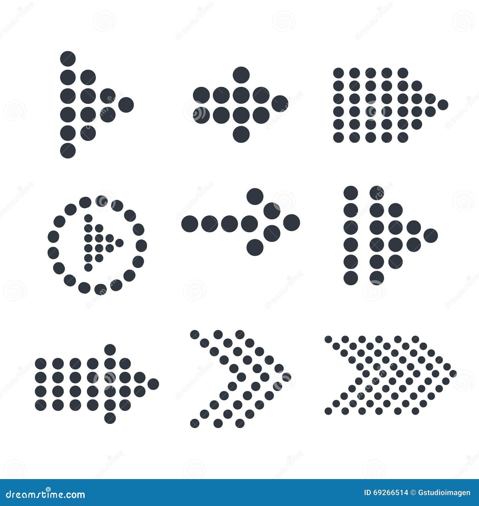 Guide arrows design stock illustration. Illustration of design - 69266514