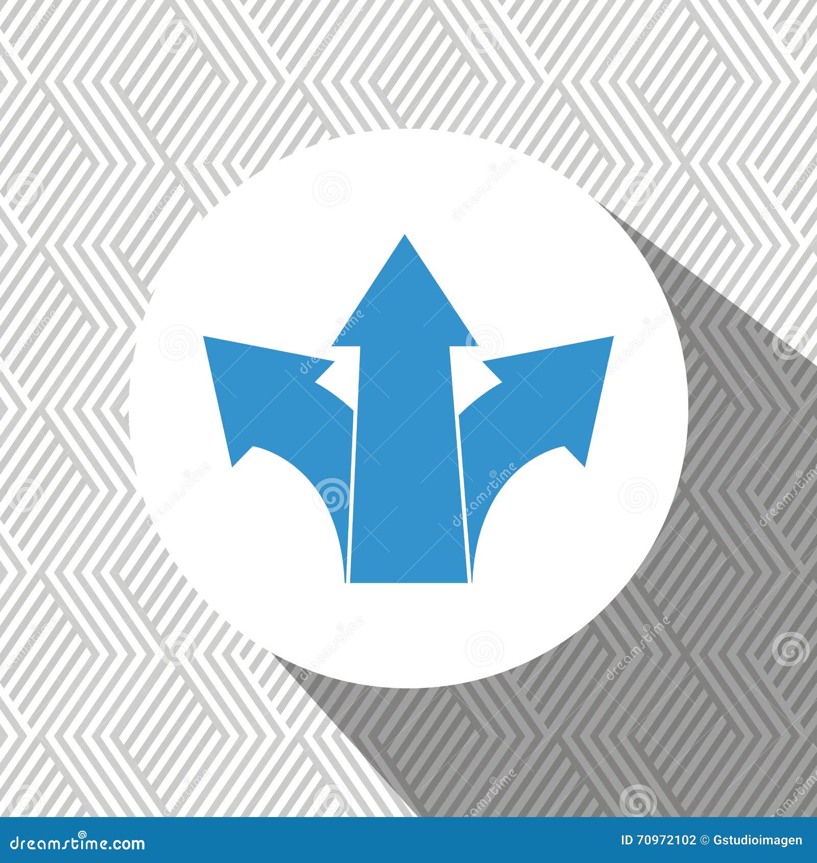 Guide arrows design stock illustration. Illustration of decision - 70972102