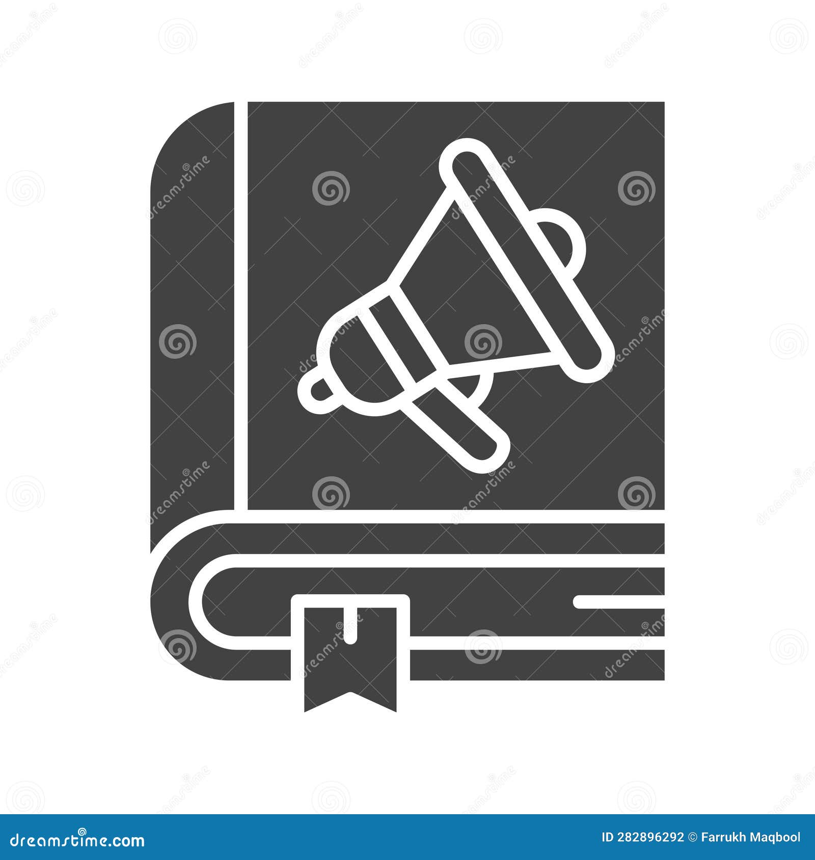 Guide Book Icon Image. stock vector. Illustration of outline - 282896292