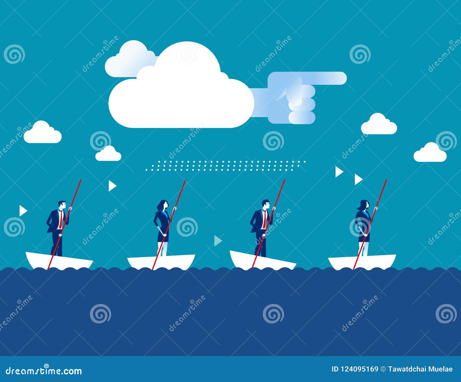 Guide. Business and Direction Stock Vector - Illustration of ...