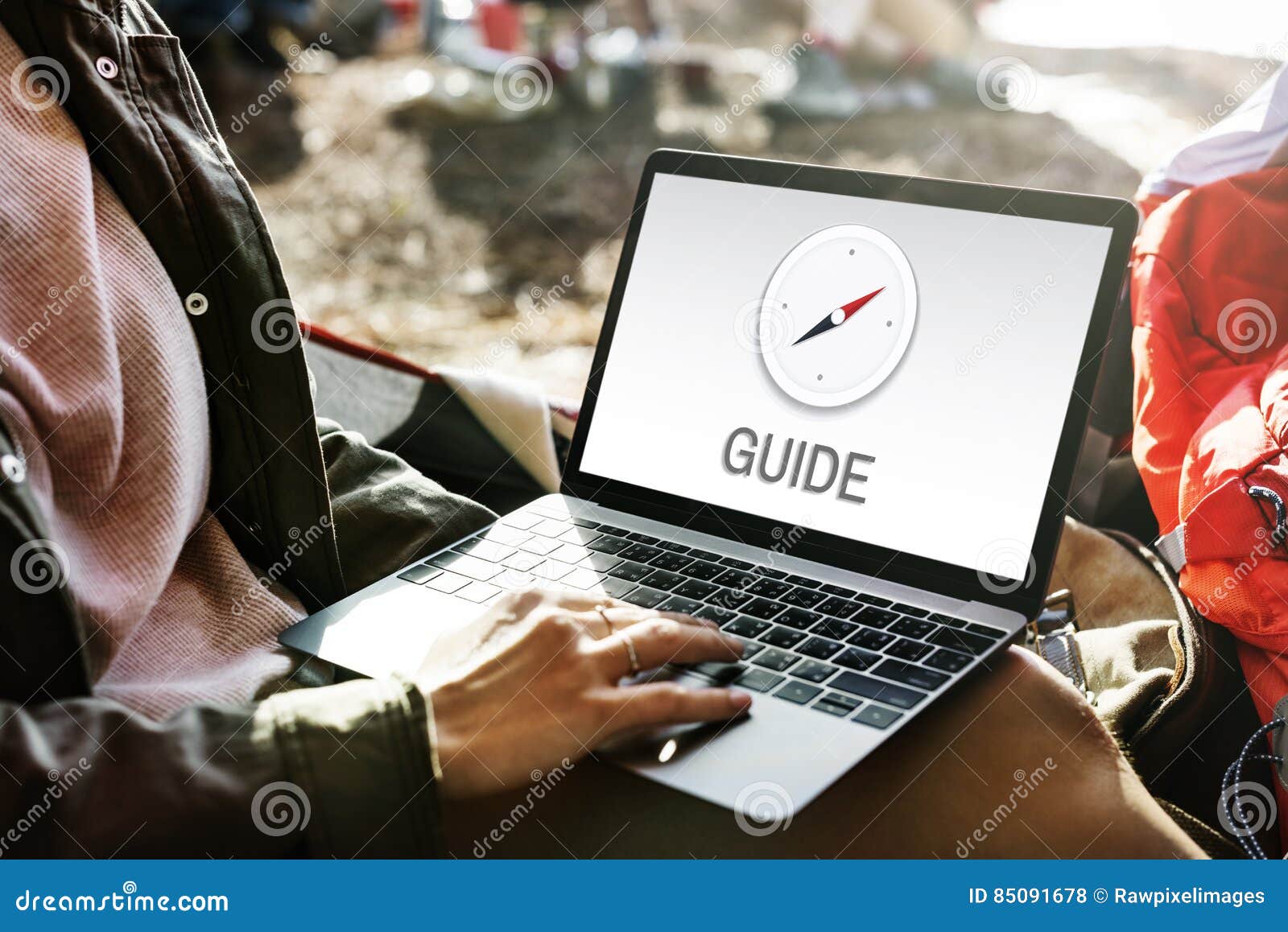 Guide Compass GPS Navigation Location Graphic Concept Stock Photo ...