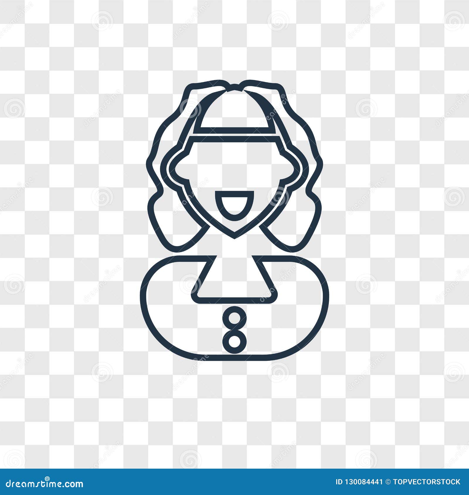 Guide Concept Vector Linear Icon Isolated on Transparent Background ...