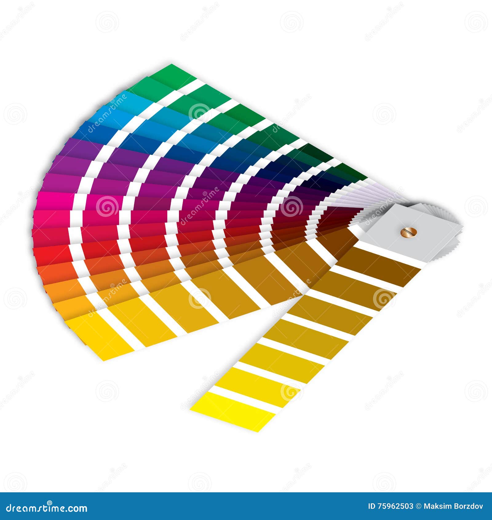 Guide de couleur illustration stock. Illustration du diagramme - 75962503