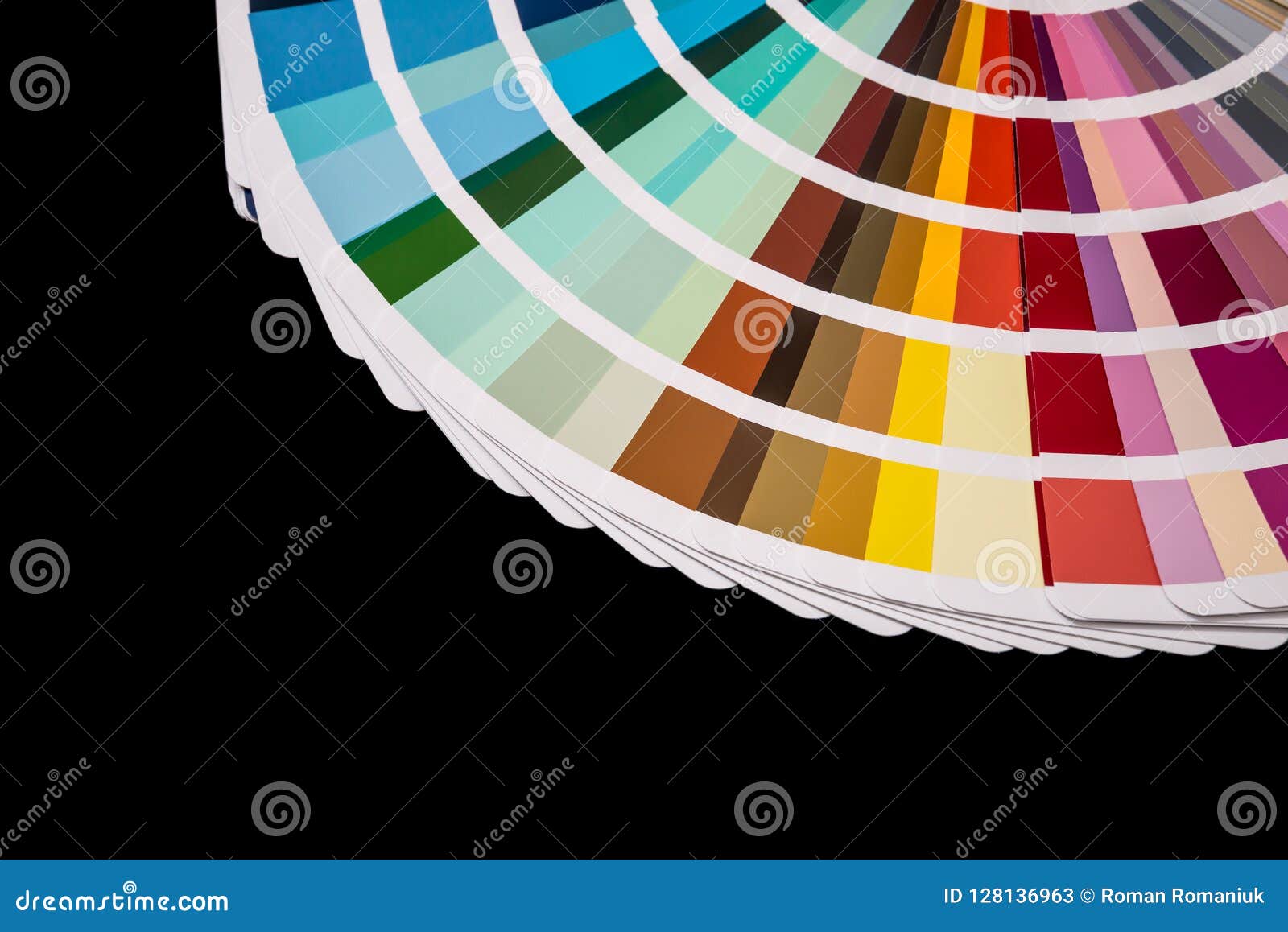 Guide De Palette De Couleurs D'isolement Image stock - Image du ...