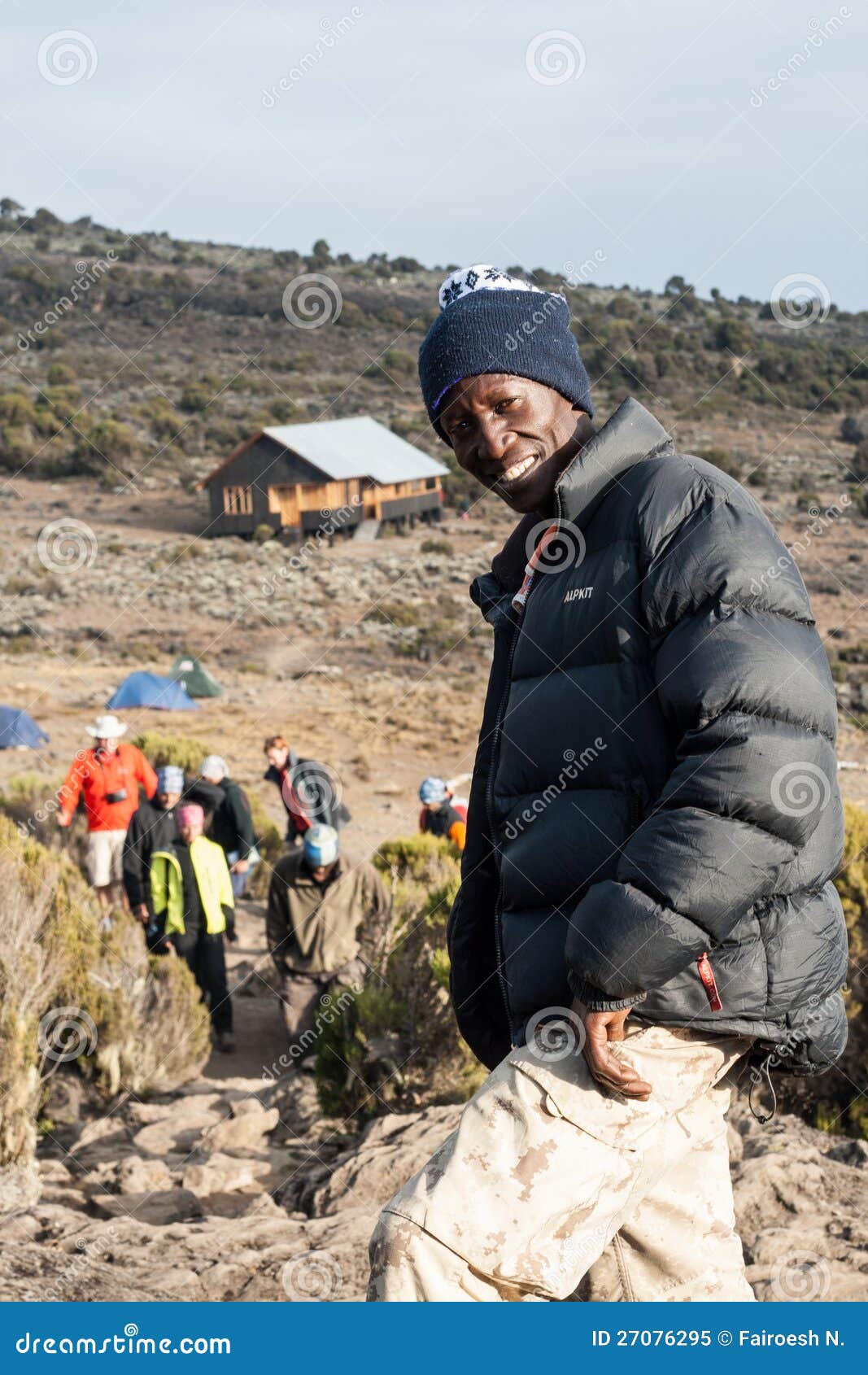 Guide Leading Hiking Tourists into Mountain Editorial Image - Image of ...