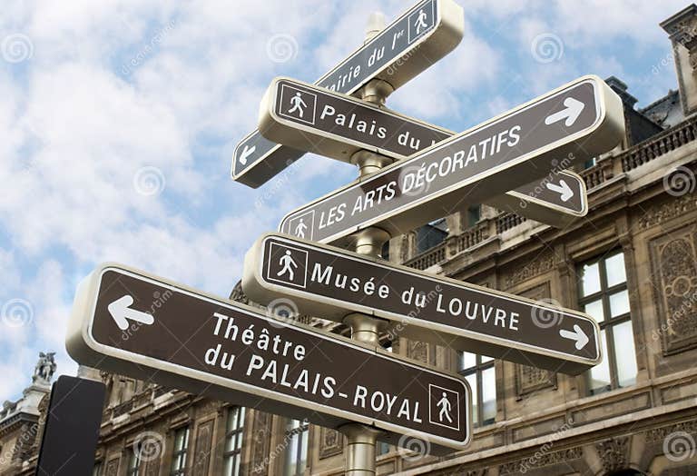 Guide post stock photo. Image of theater, famous, road - 5272564