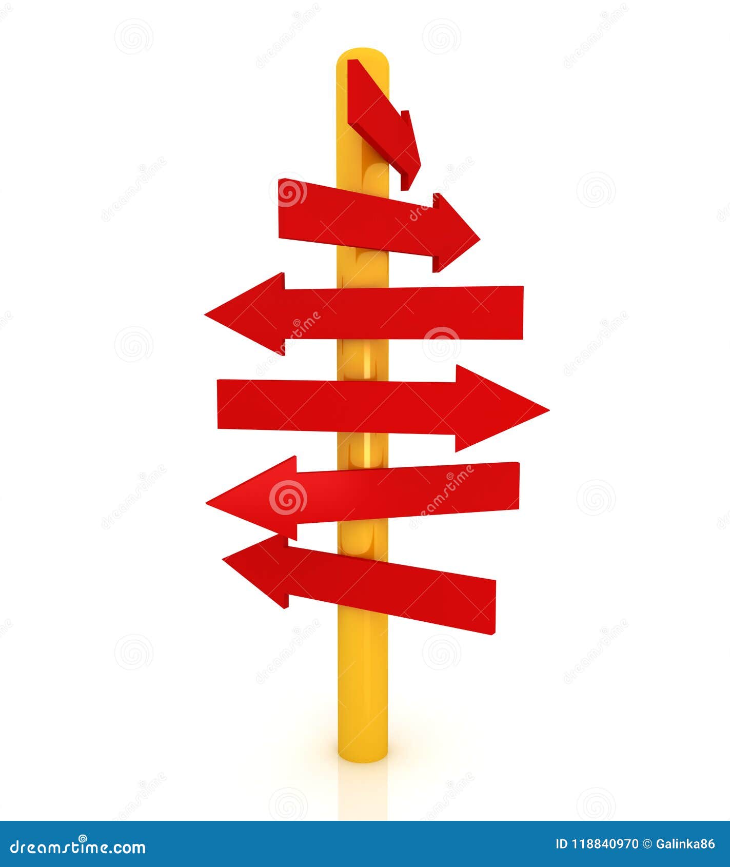 Guide Post Icon Logo Vector Symbol. Signpost Icon Isolated On White ...