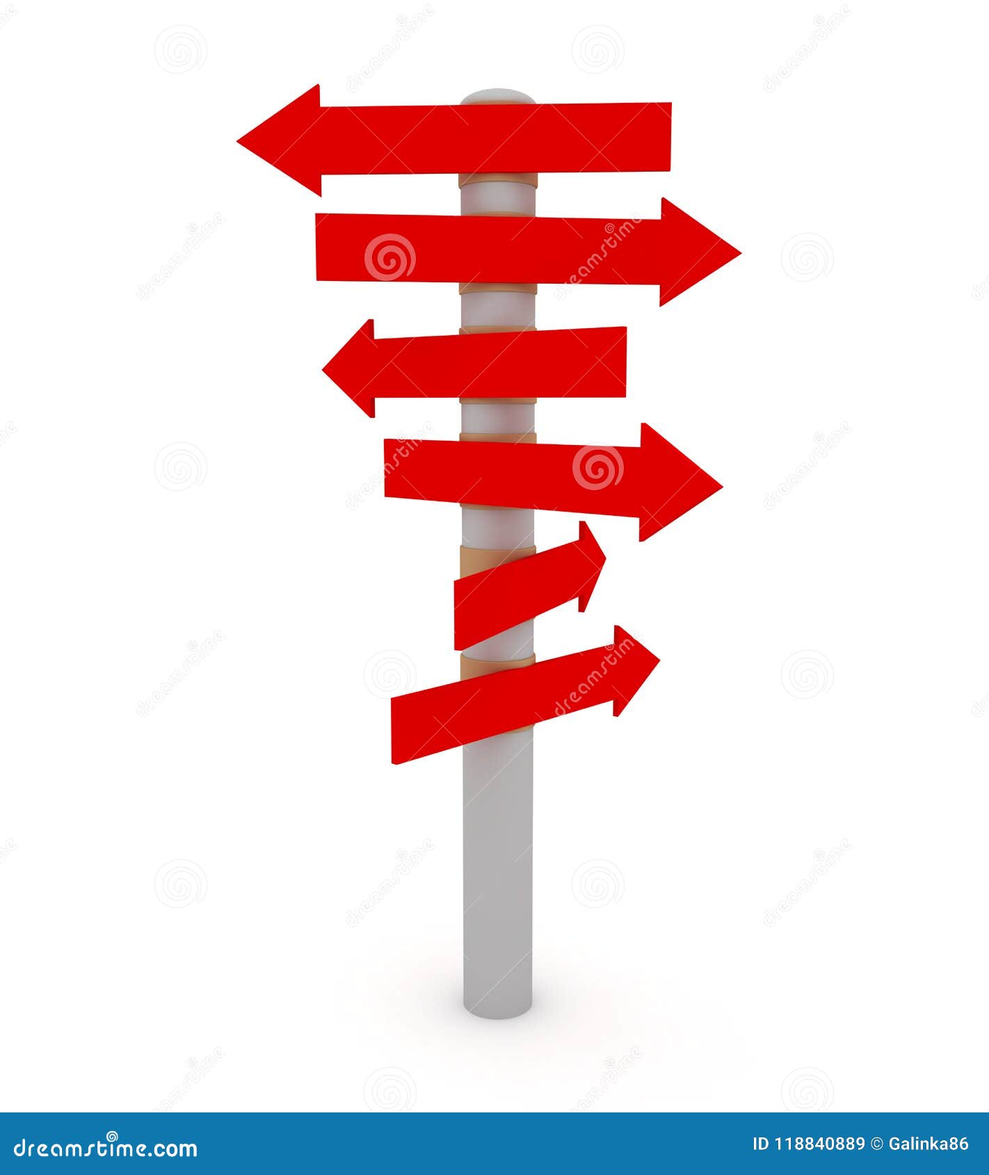 Guide Post Icon Logo Vector Symbol. Signpost Icon Isolated On White ...