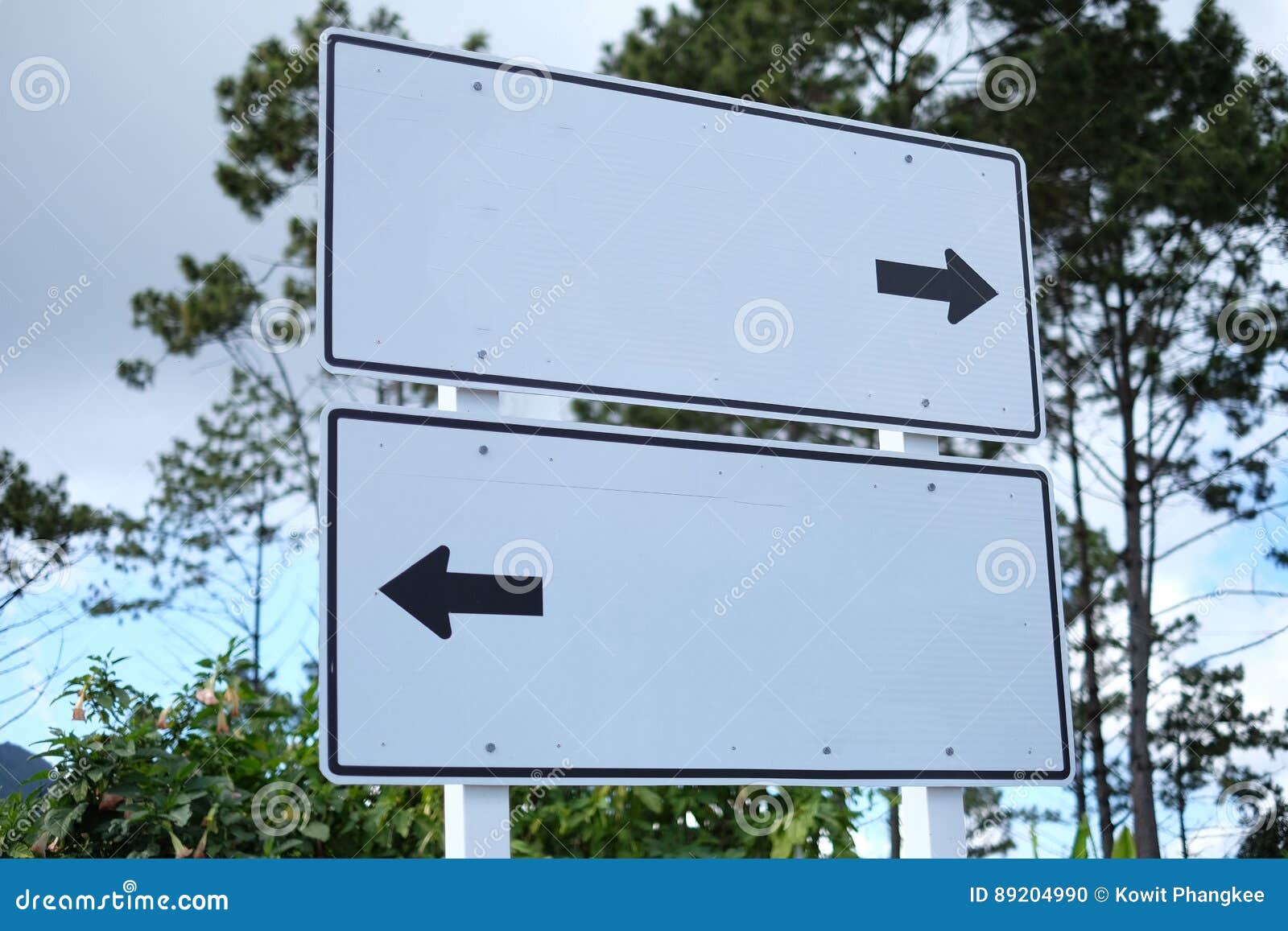 Guide Post stock photo. Image of sign, blue, signage - 89204990