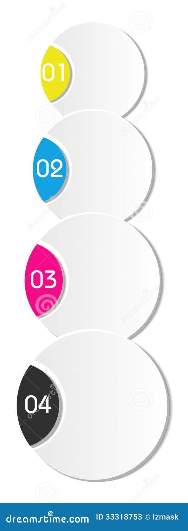 Guide Progress in Fresh Colors Stock Illustration - Illustration of ...