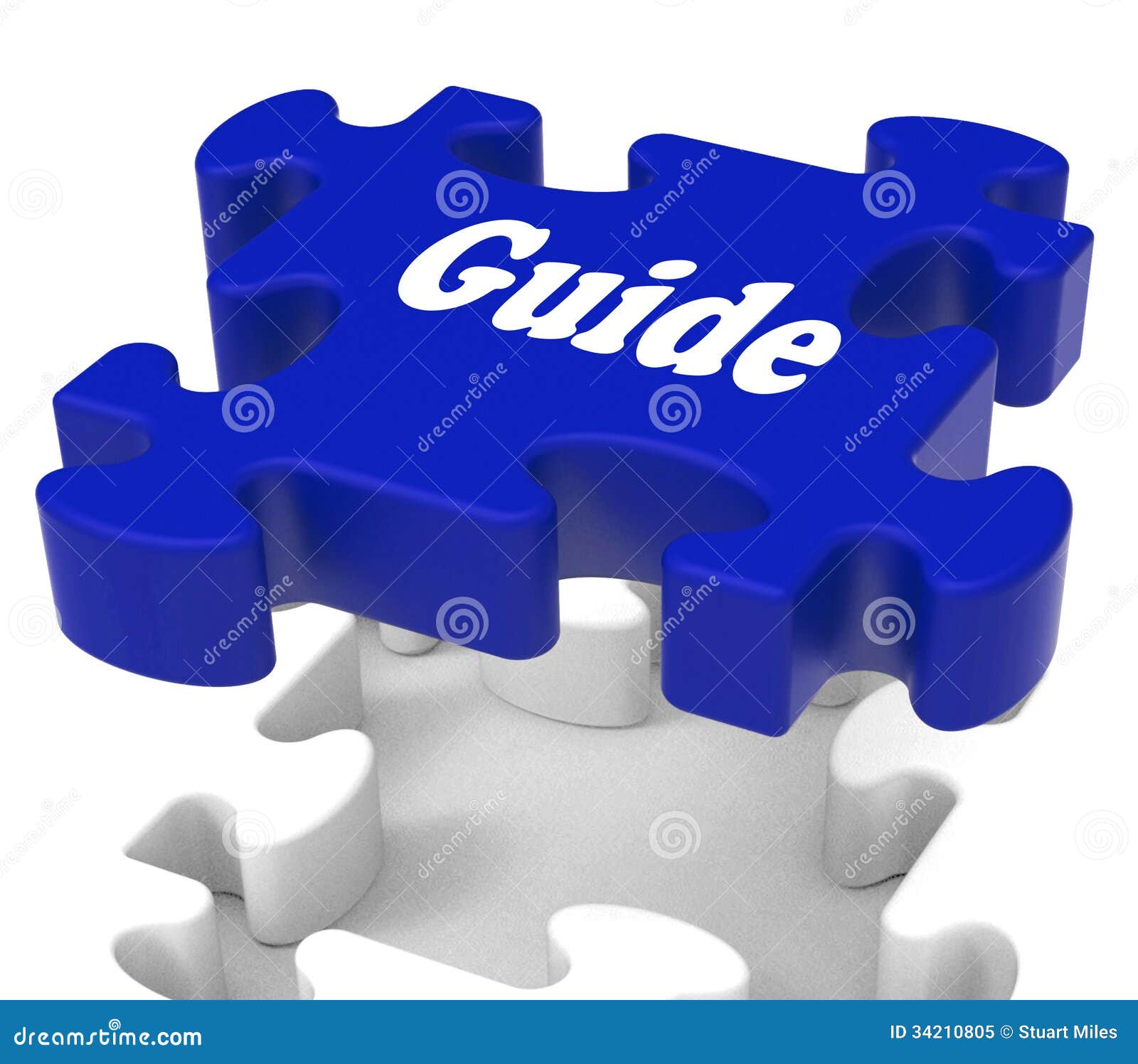 Guide Puzzle Shows Guidance Guideline And Guiding Stock Photo ... Guide Puzzle Shows Guidance Guideline And Guiding Stock Photo ...