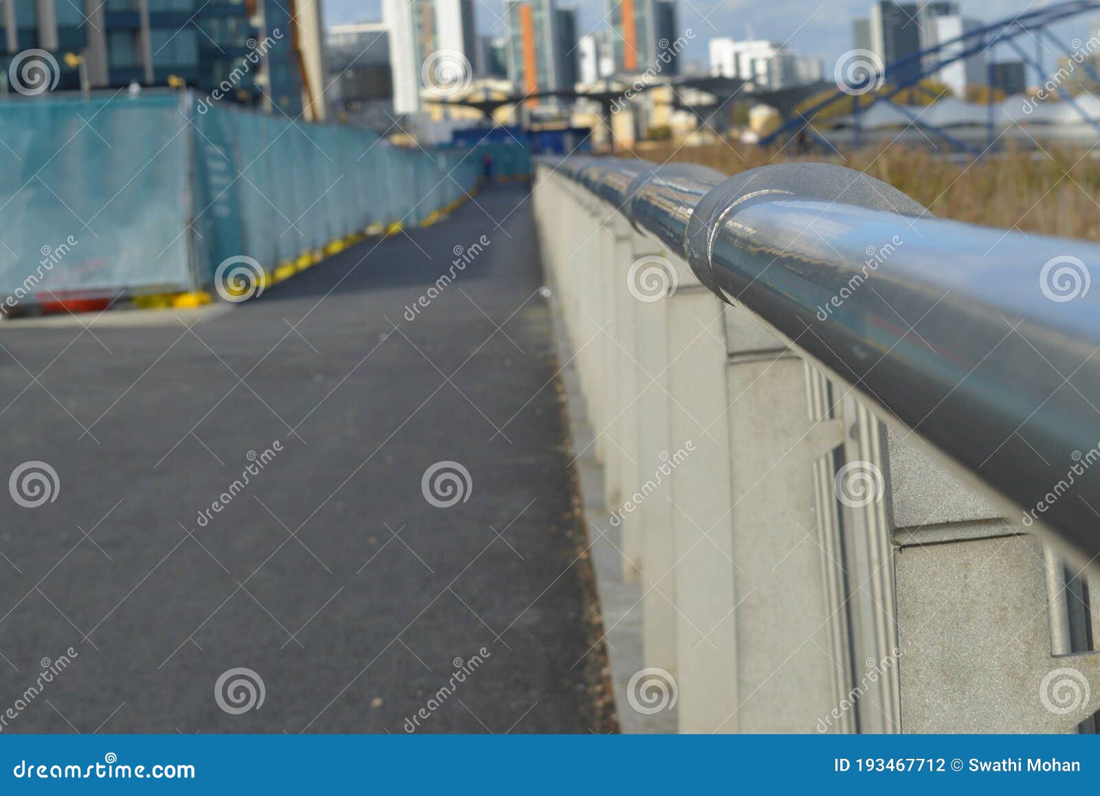 Guide rail stock photo. Image of detail, horizontal - 193467712