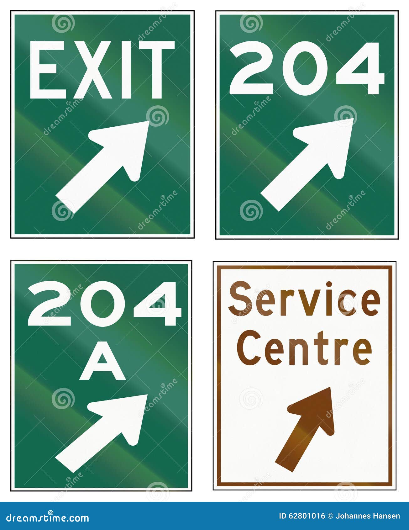 Green Guide Road Signs