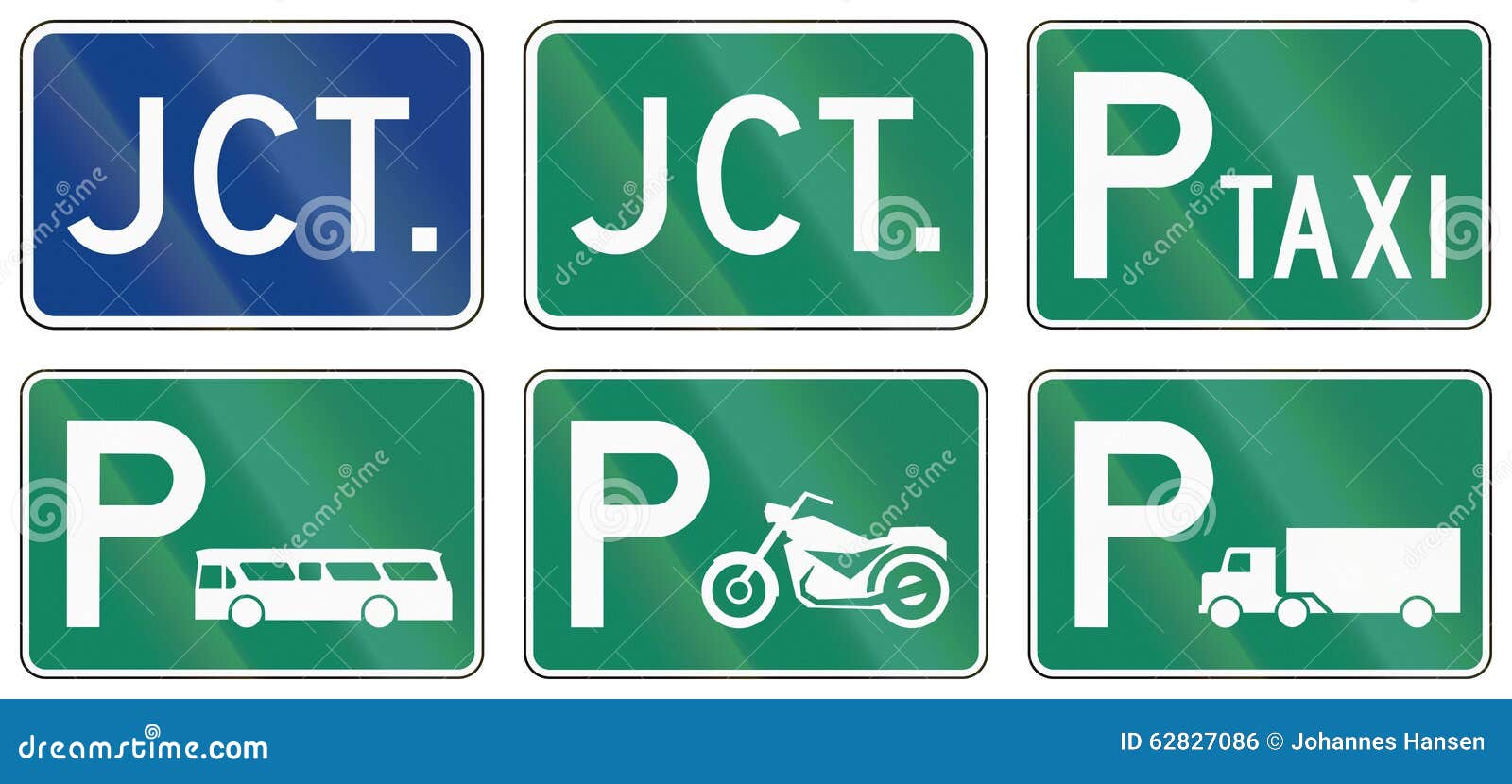 Guide Road Signs in Quebec - Canada Stock Illustration - Illustration ...