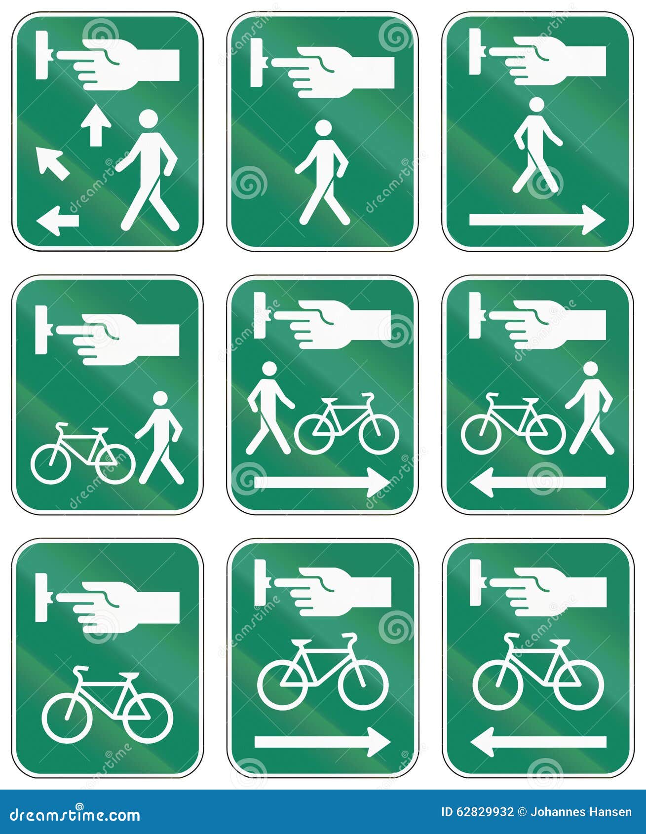 Guide Road Signs in Quebec - Canada Stock Illustration - Illustration ...