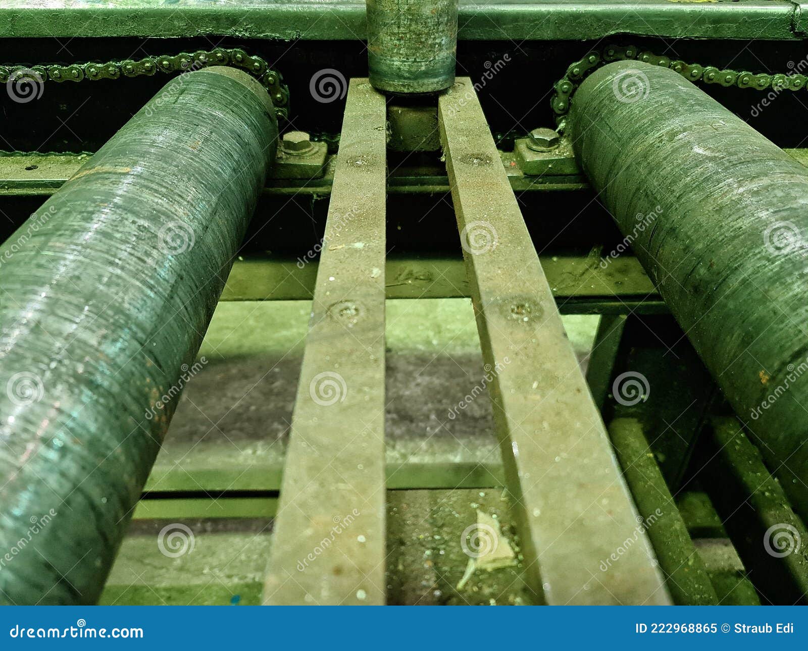 Guide roll connection stock image. Image of connection - 222968865