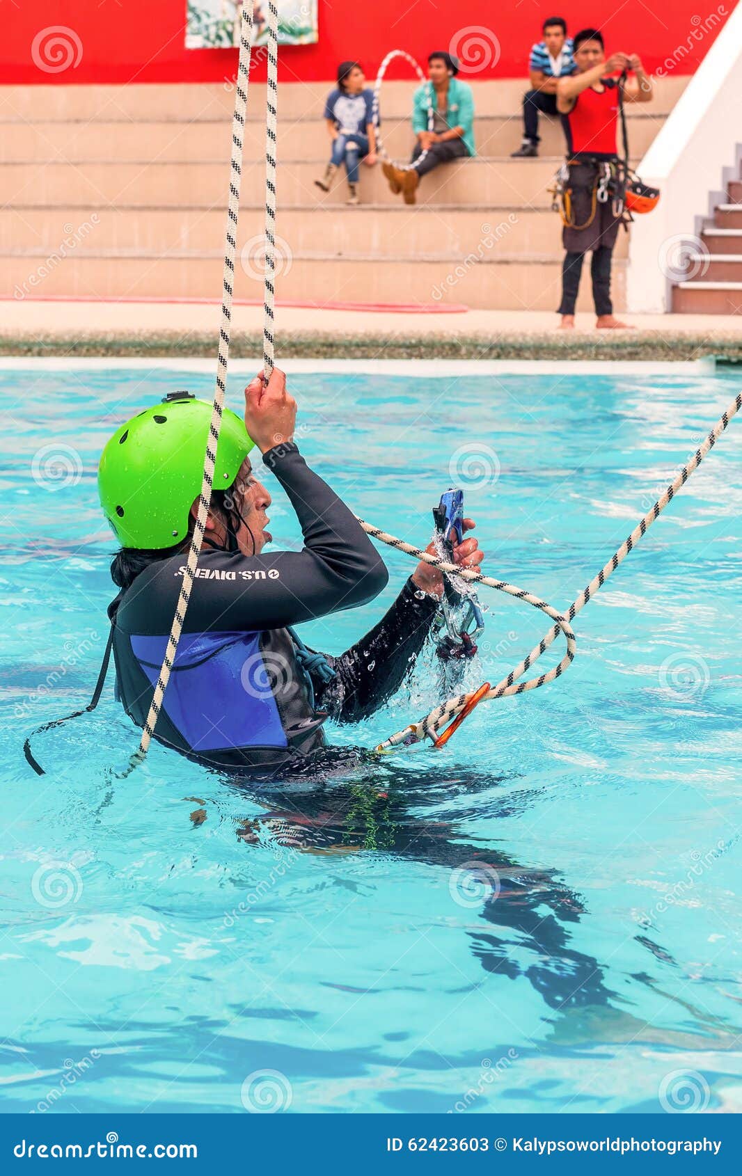 Guide Showing an Exercise about Rescue People Editorial Stock Photo ...