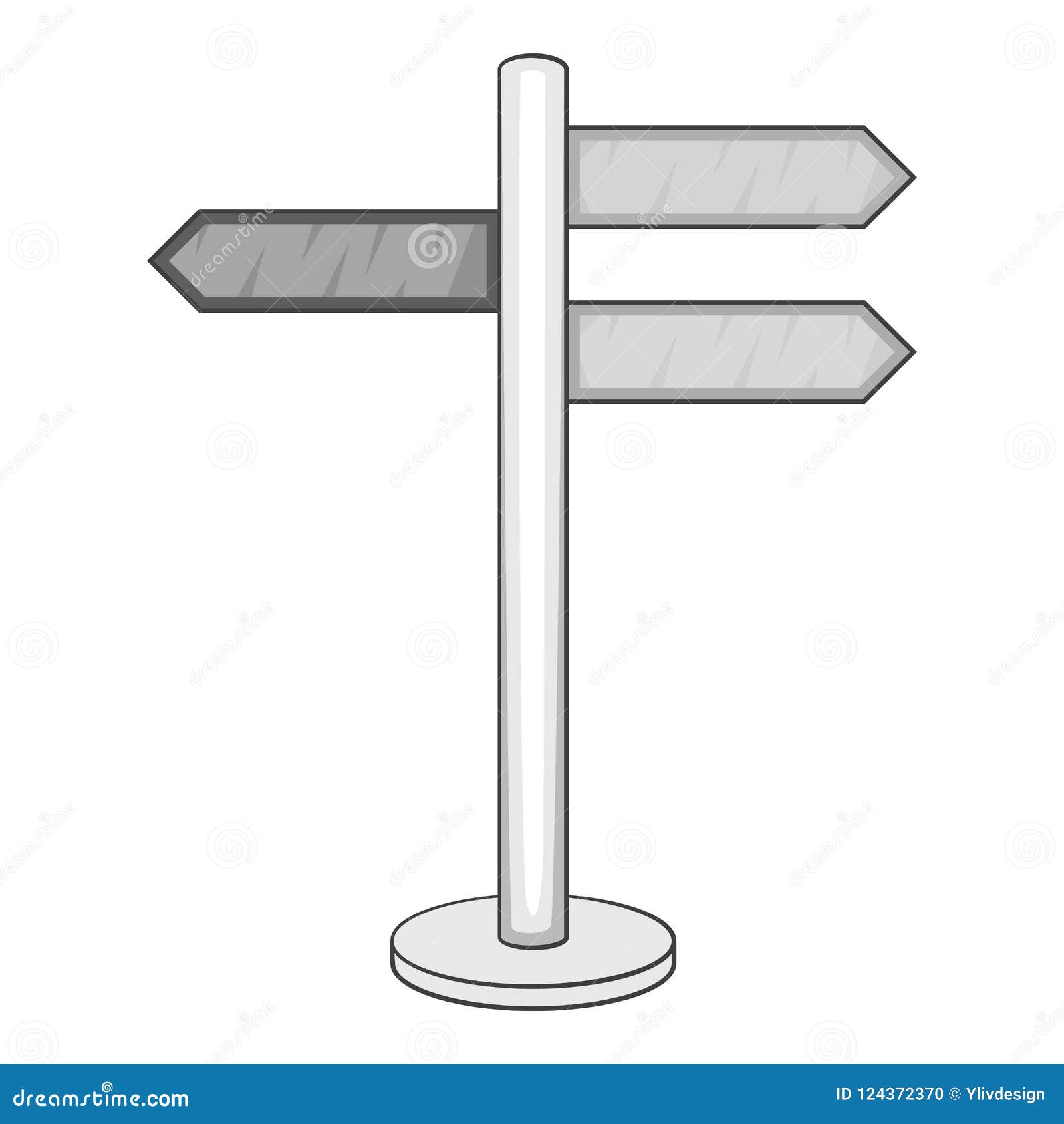 Guide Sign Icon, Gray Monochrome Style Stock Illustration ... Guide Sign Icon, Gray Monochrome Style Stock Illustration ...