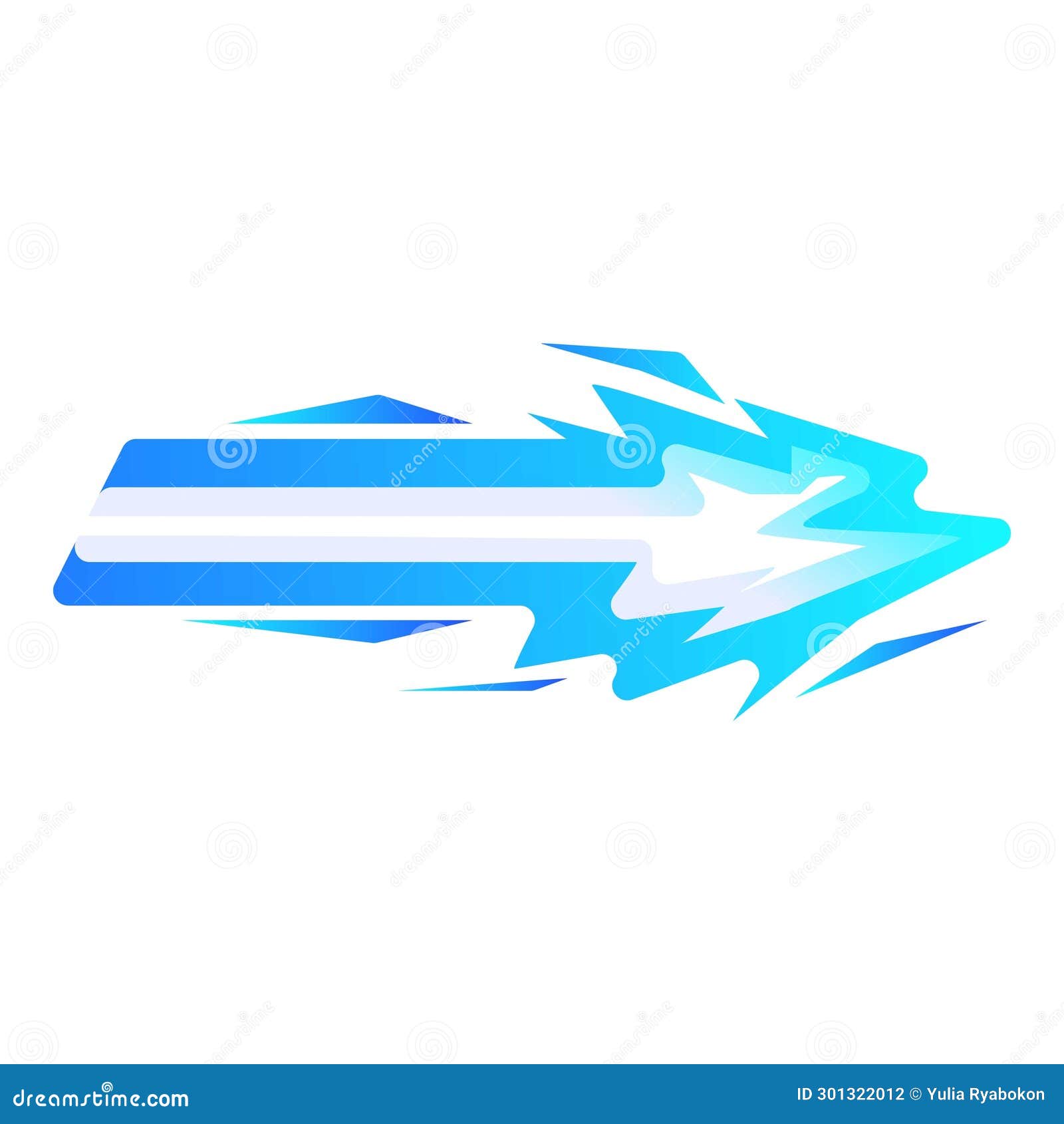 Guide Spark Beam Icon Cartoon . Flash Effect Stock Illustration ...