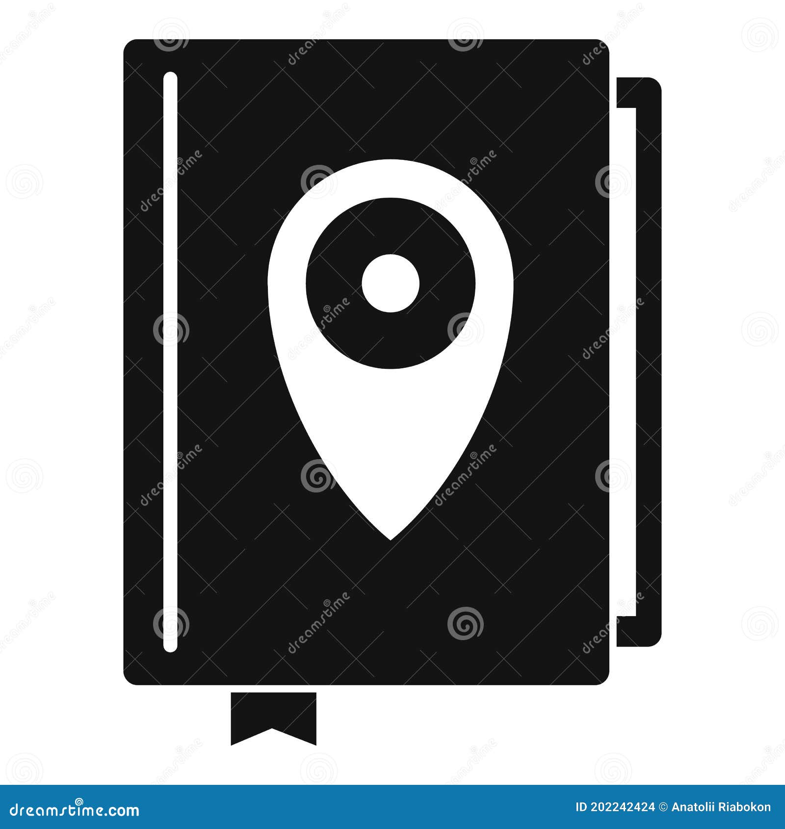 Guide Tour Book Icon, Simple Style Stock Vector - Illustration of ...
