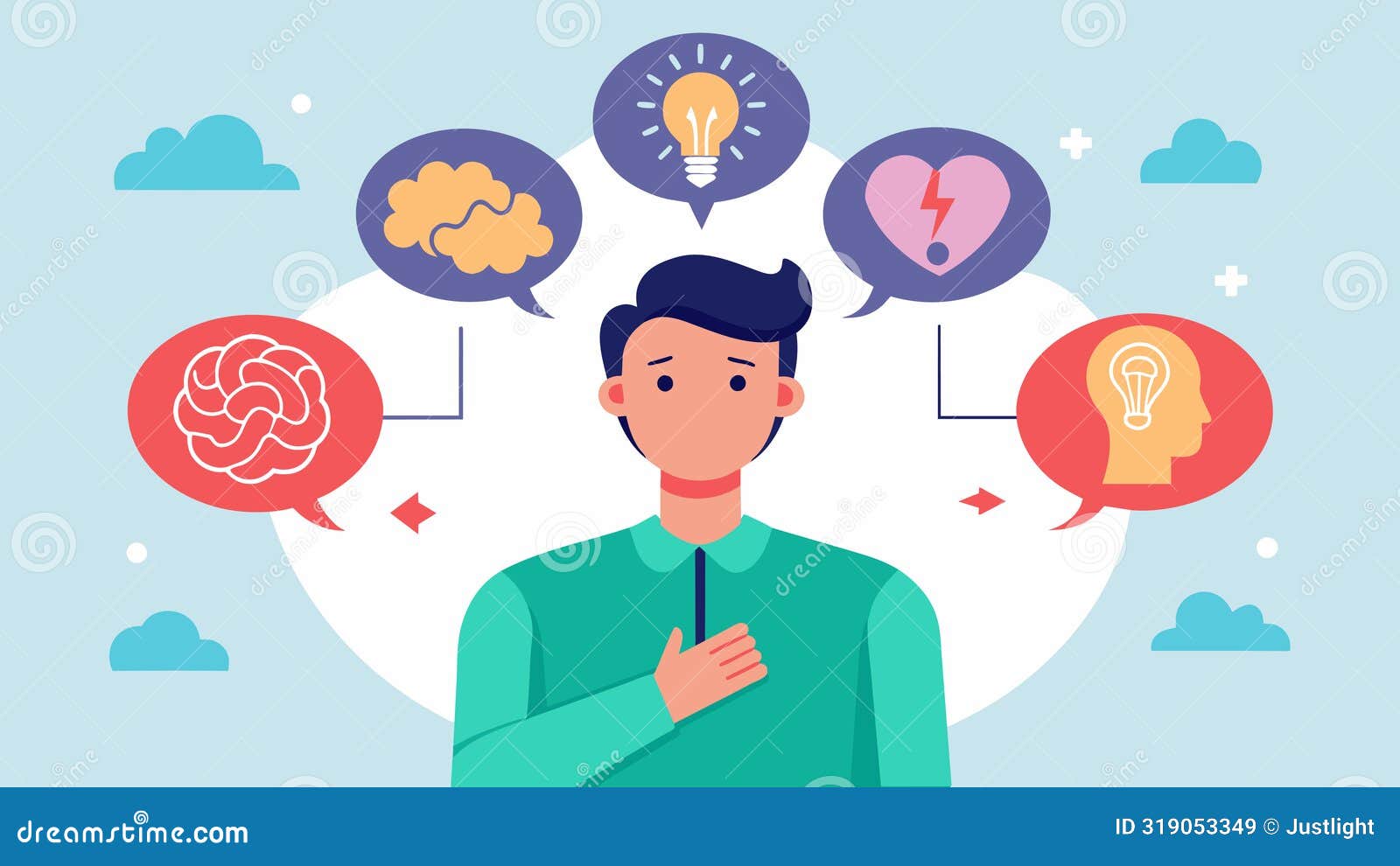 Cognitive Behavioral Therapy Cbt Diagram Chart Infographic Banner