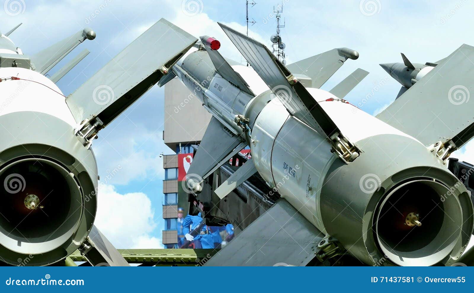 Guided Missile on Launch Ramp Stock Video - Video of military, bomb ...