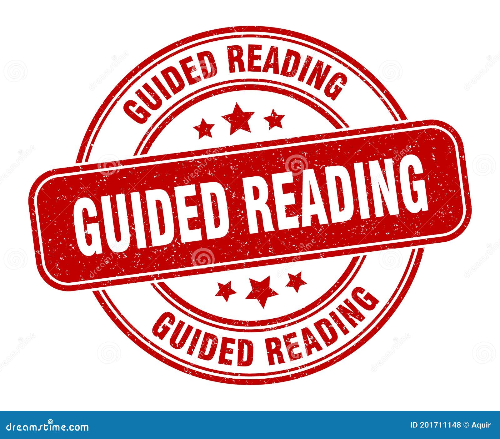 Guided Reading Stamp. Guided Reading Round Grunge Sign Stock Vector ...