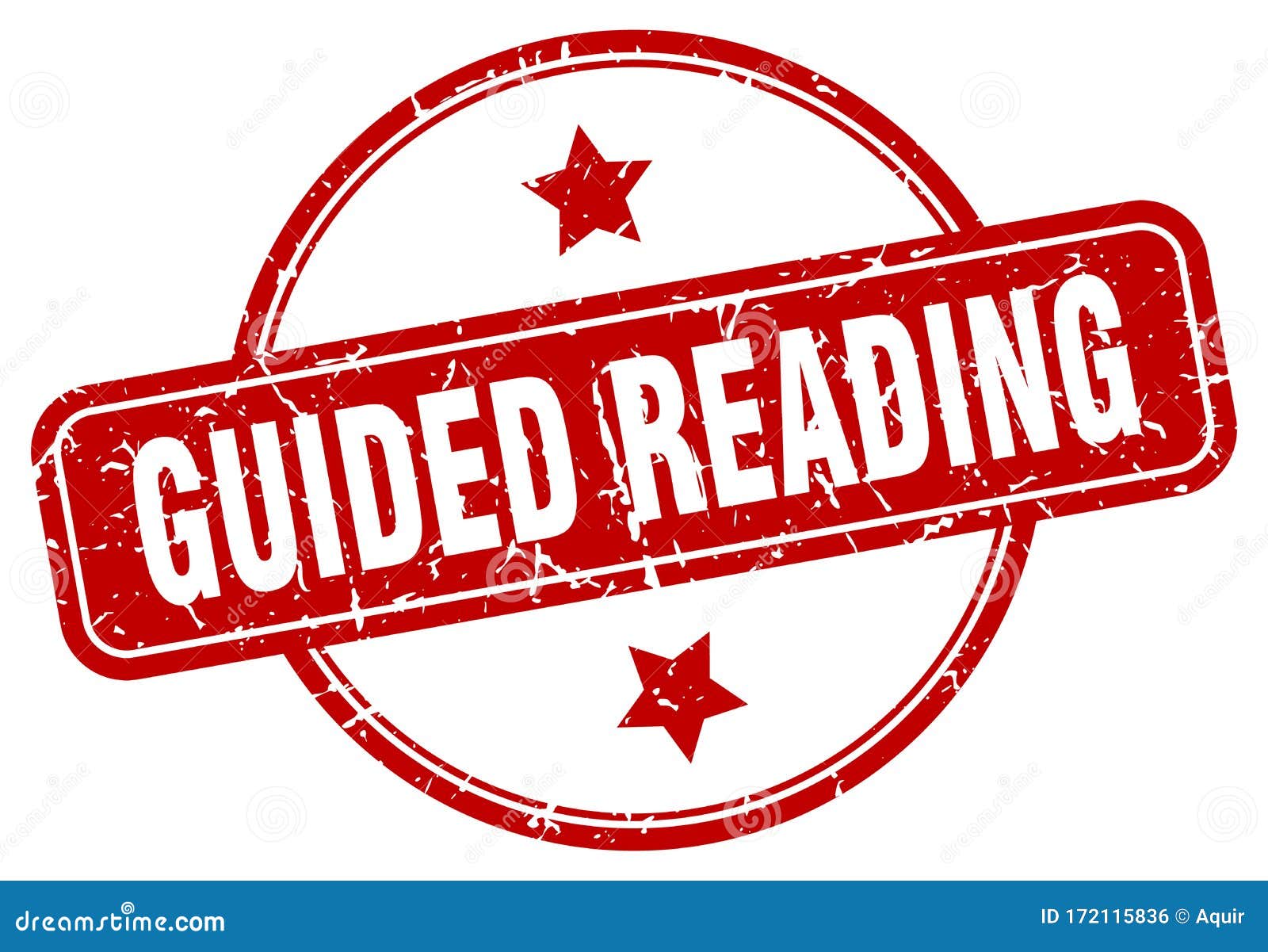 Guided Reading Stamp. Guided Reading Round Grunge Sign Stock Vector ...